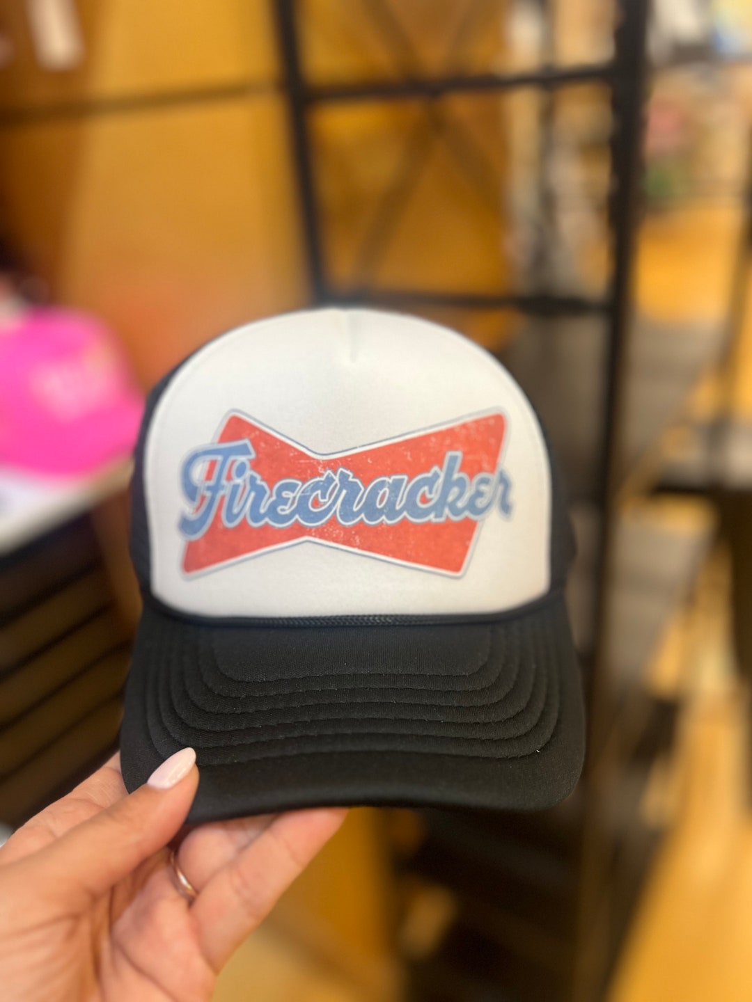 Firecracker Hat, Fourth of July Hat, Trucker Hat - Etsy