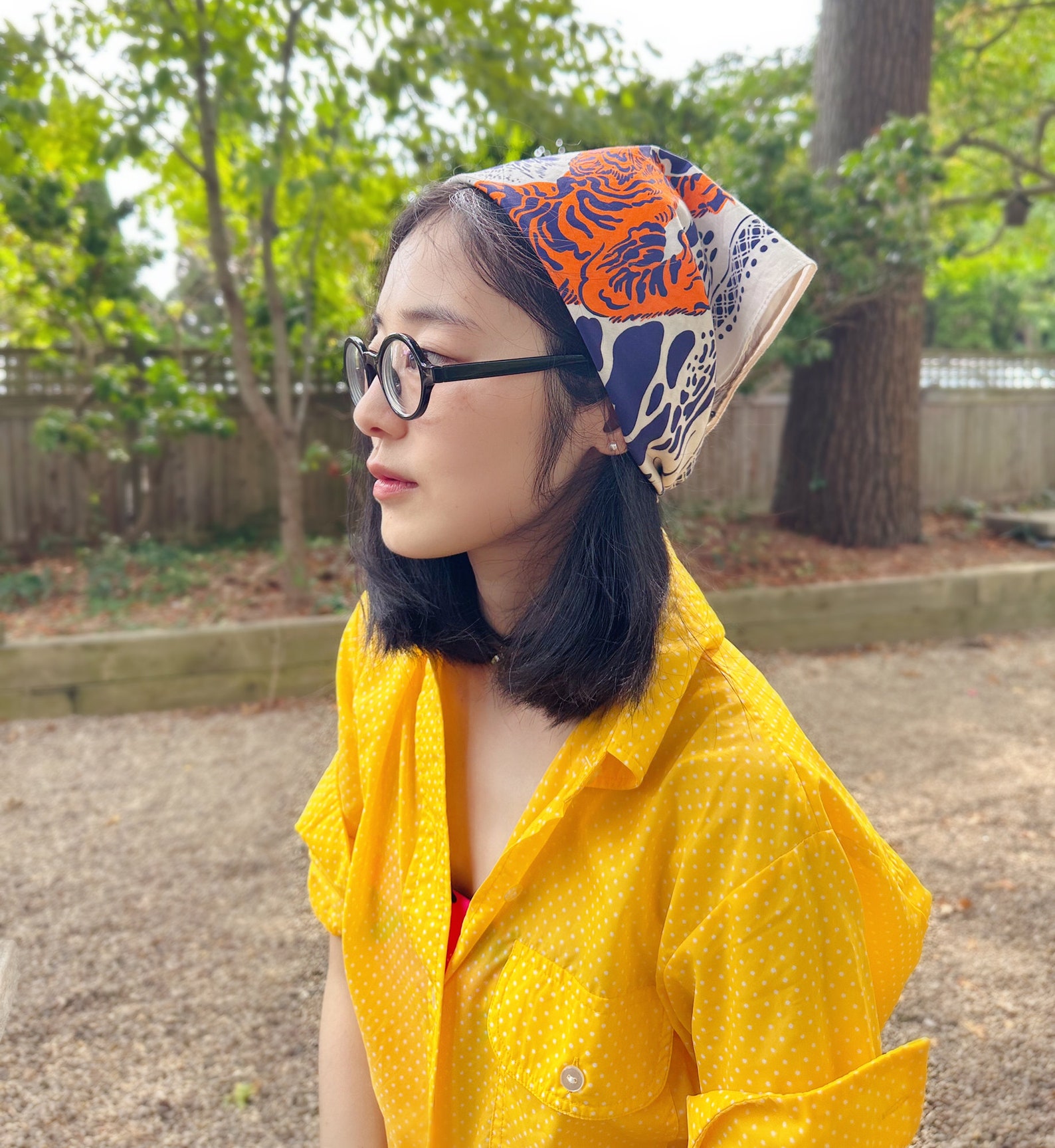 COTTON, Bandana, Neckerchief, Hair Scarf, Neck Scarf, Women's Scarf ...