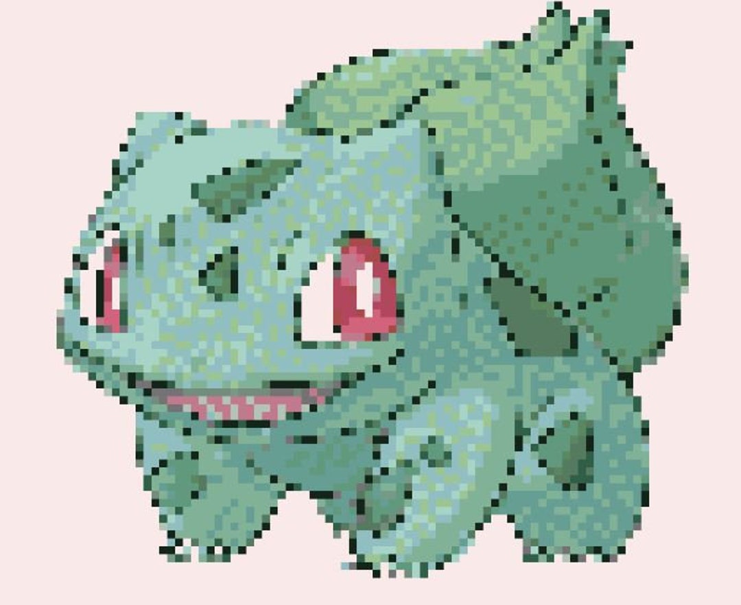 Pokemon Bulbasaur Cross Stitch Pattern - Etsy