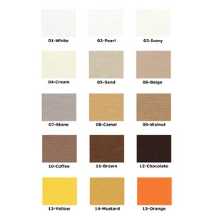 Solid Cotton Duck Canvas Indoor Outdoor Multi Color Medium Weight ...