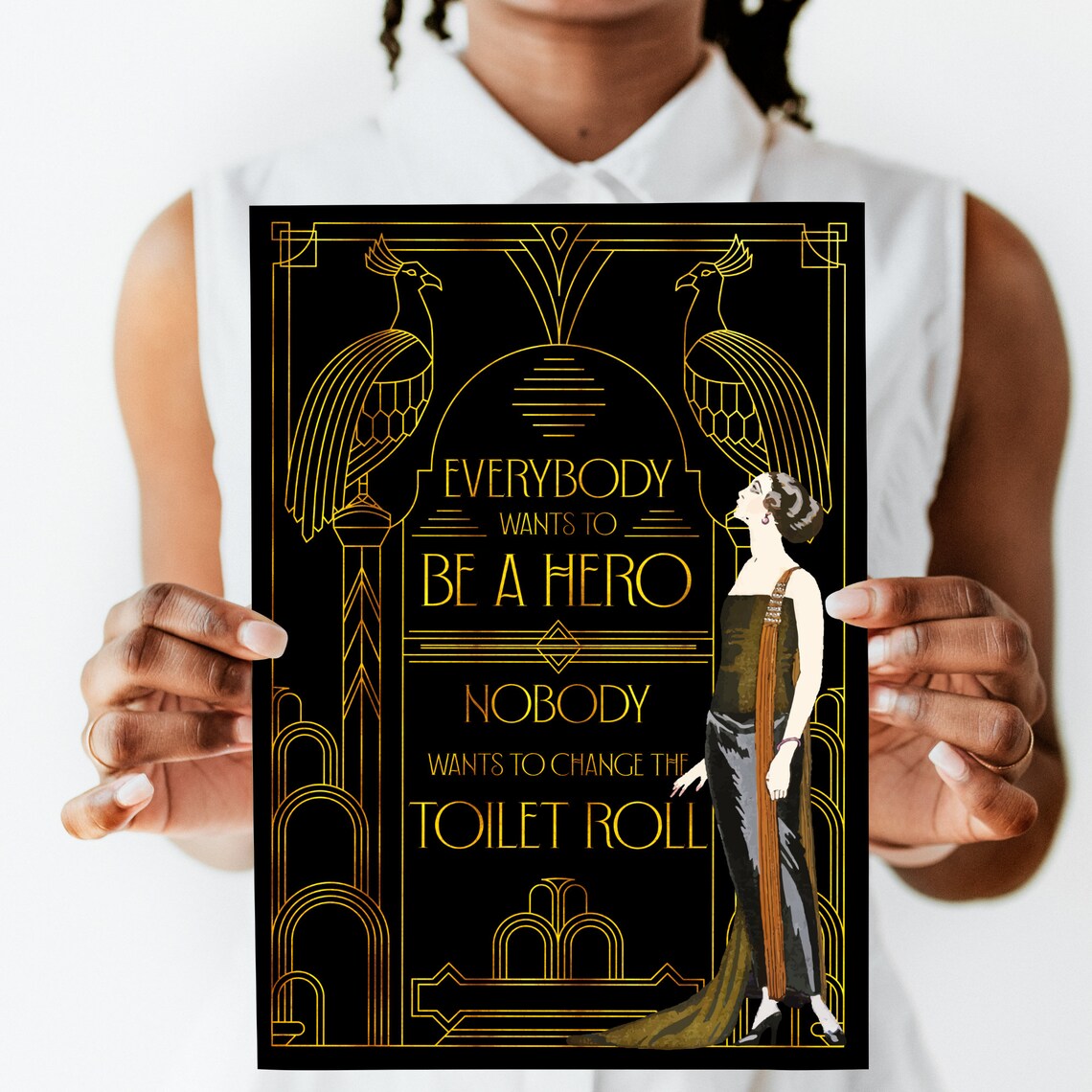 Art Deco Decor Print Funny Livingroom Poster Art Deco - Etsy