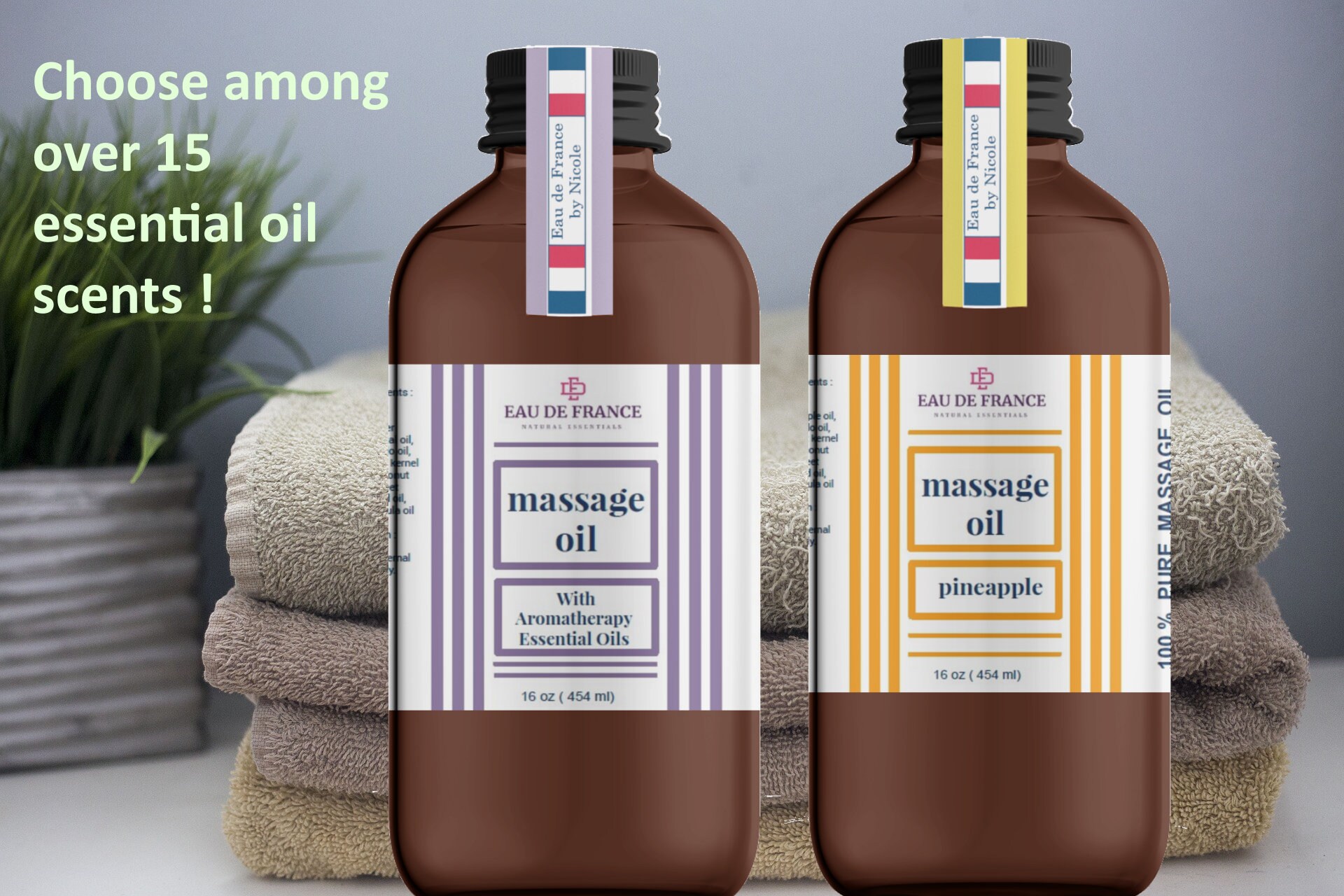 Body Oil Eucalyptus-Mint Massage Oil Aromatherapy Body and - Etsy Italia