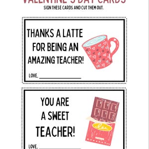 Printable Valentines Day Tags Instant Digital Download DIY Valentines ...