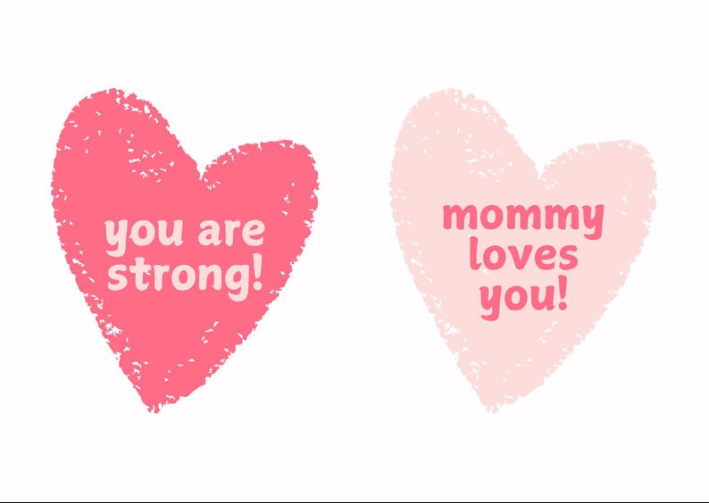 Daily Compliment Hearts Printable | Decorate Kids Bathroom or Room ...