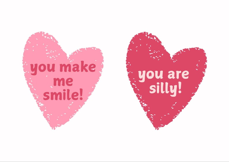Daily Compliment Hearts Printable | Decorate Kids Bathroom or Room ...