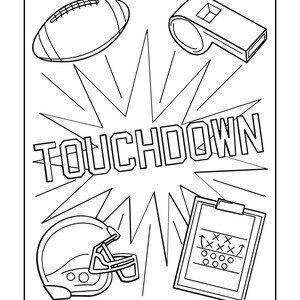 Football Coloring Sheets Printable Super Bowl Activity Sheets Chiefs Vs ...