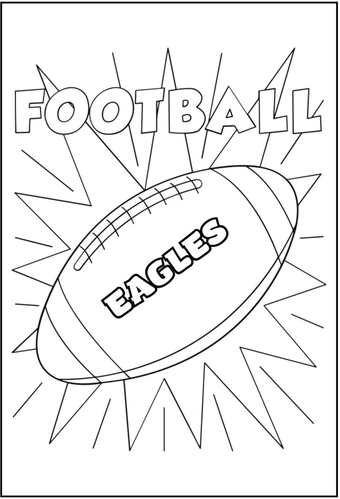 Football Coloring Sheets Printable Super Bowl Activity Sheets Chiefs Vs ...