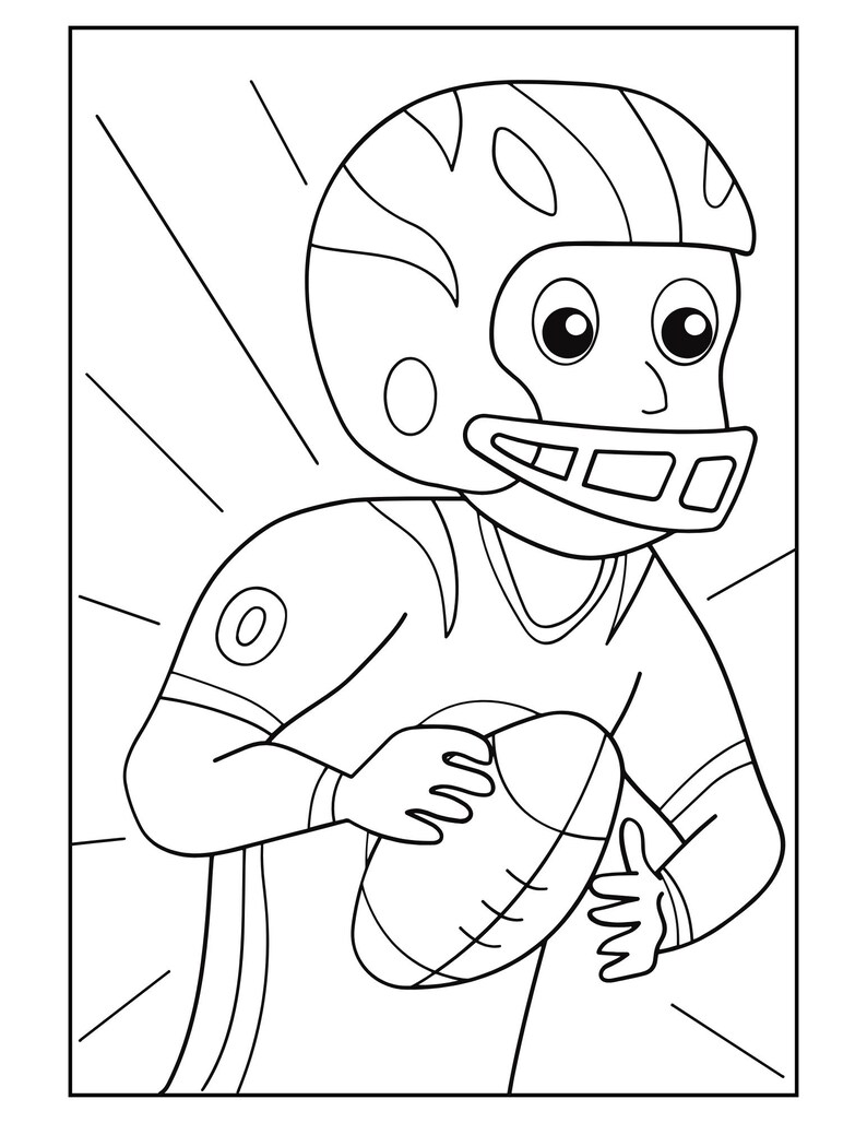 Football Coloring Sheets Printable Super Bowl Activity Sheets Chiefs Vs ...