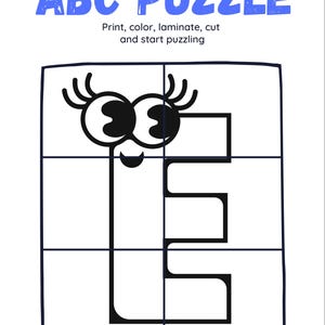 Alphabet Puzzle Printable | Home School Activity | Classroom Activity ...