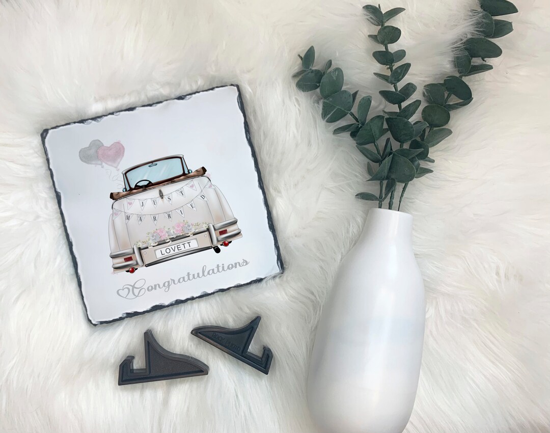 Personalised Wedding Day Slate Gift - Etsy