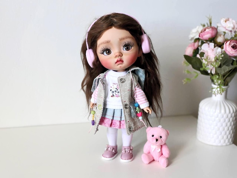 OOAK BJD Art Doll, Collectible Articulated Handmade Doll, Unique Artist ...