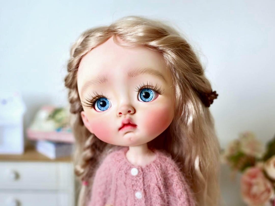 BJD Art Doll Handmade OOAK, Collectible Poseable Articulated Doll ...