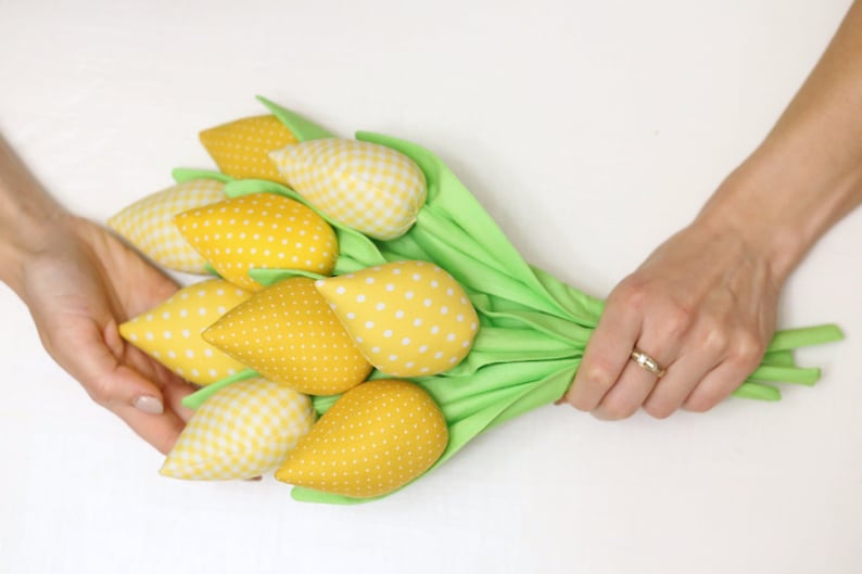 Tulip PDF Sewing Pattern Fabric Flowers Video Tutorial Tilda | Etsy