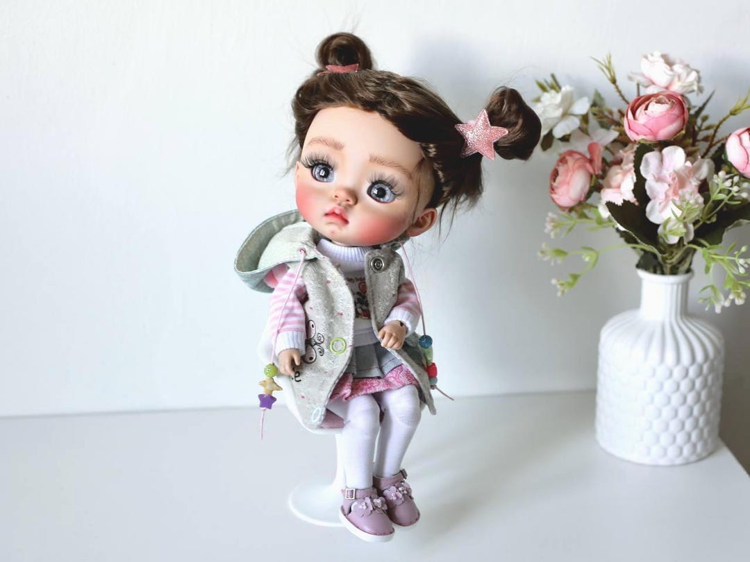 OOAK BJD Art Doll, Collectible Articulated Handmade Doll, Unique Artist ...