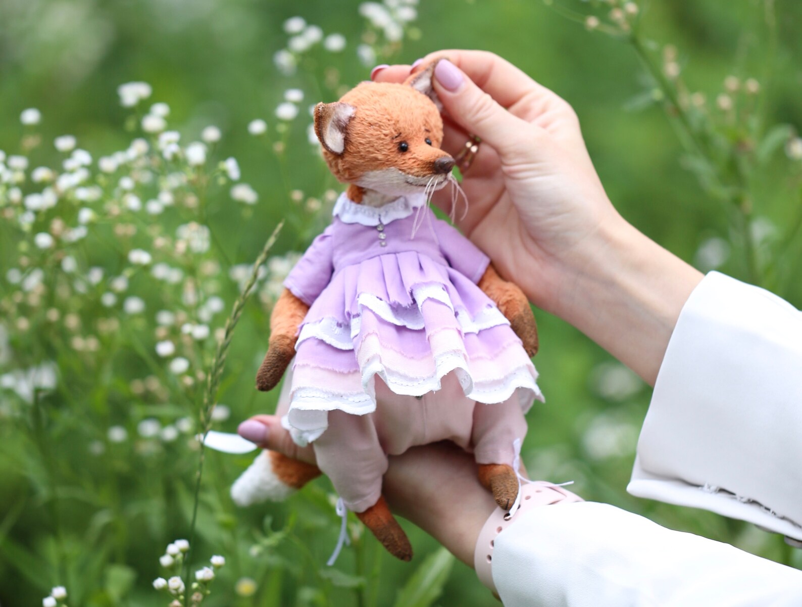 Stuffed Teddy Fox Plush Animal Toy as Nursery Room Decor Fox - Etsy