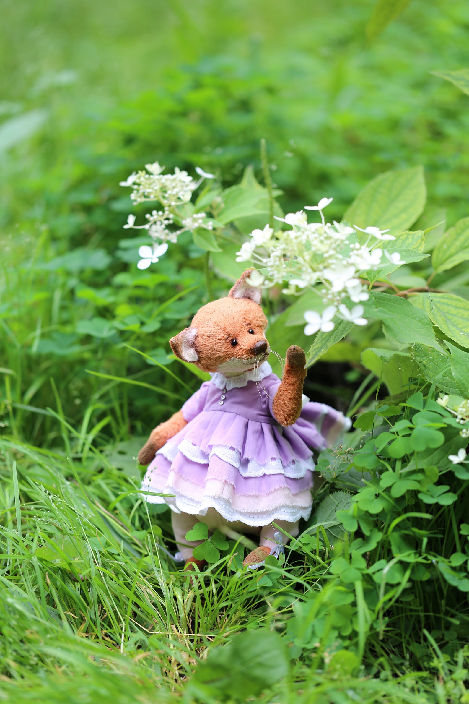 Stuffed Teddy Fox Plush Animal Toy as Nursery Room Decor Fox - Etsy