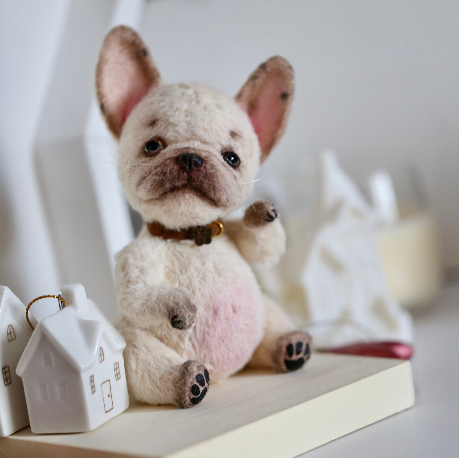 French Bulldog Stuffed Teddy Animal Toy as Christmas Gift - Etsy