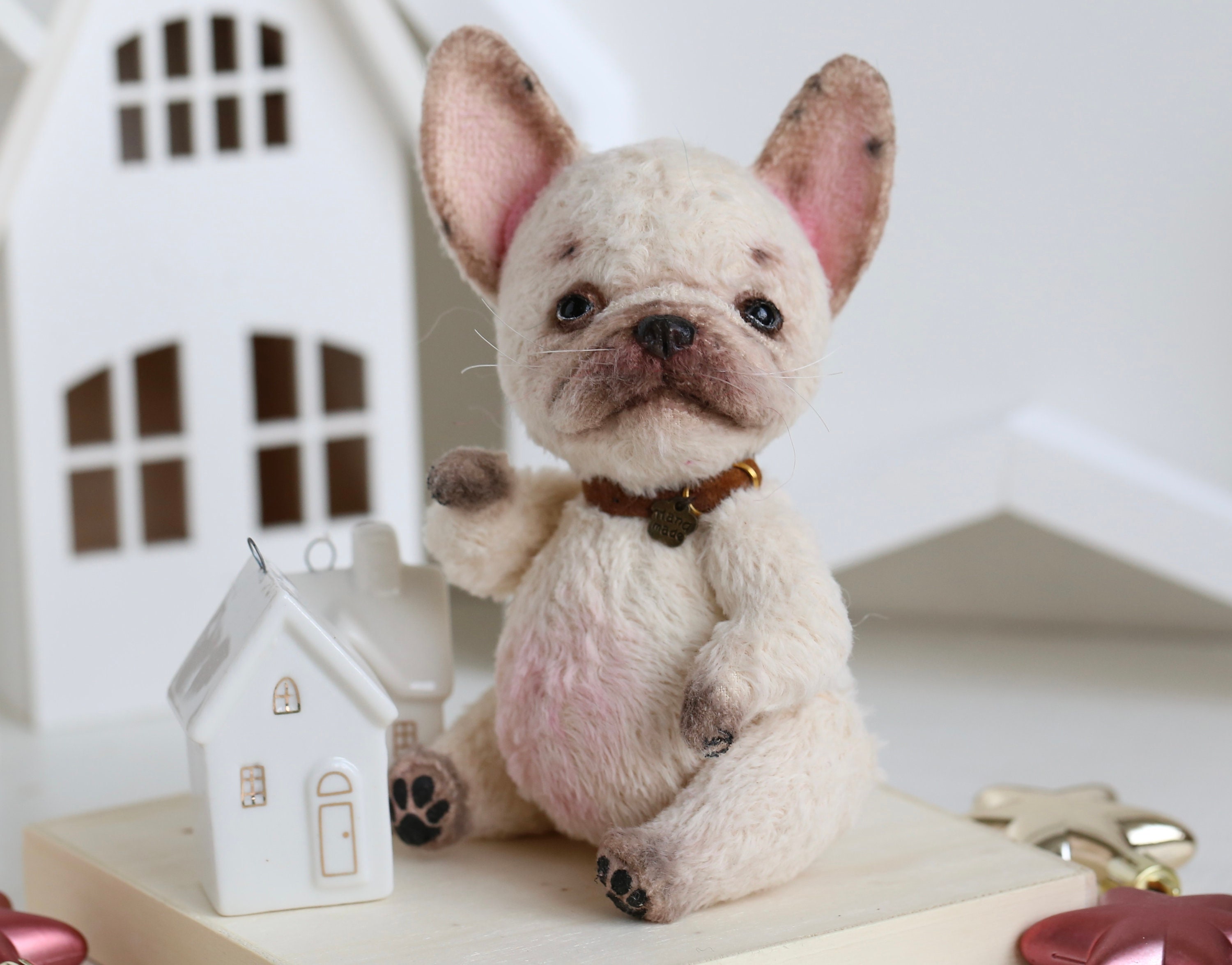 French Bulldog Stuffed Teddy Animal Toy as Christmas Gift - Etsy