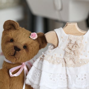 Memory Stuffed Handmade Teddy Bear as Birthday Gift, Custom Small Plush ...