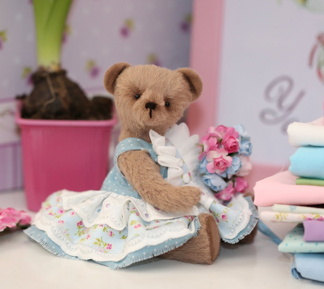 Stuffed Memory Teddy Bear as Christmas Stocking Gift, Custom Weighted ...