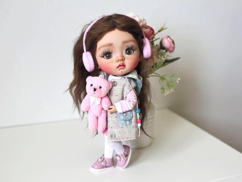 OOAK BJD Art Doll, Collectible Articulated Handmade Doll, Unique Artist ...