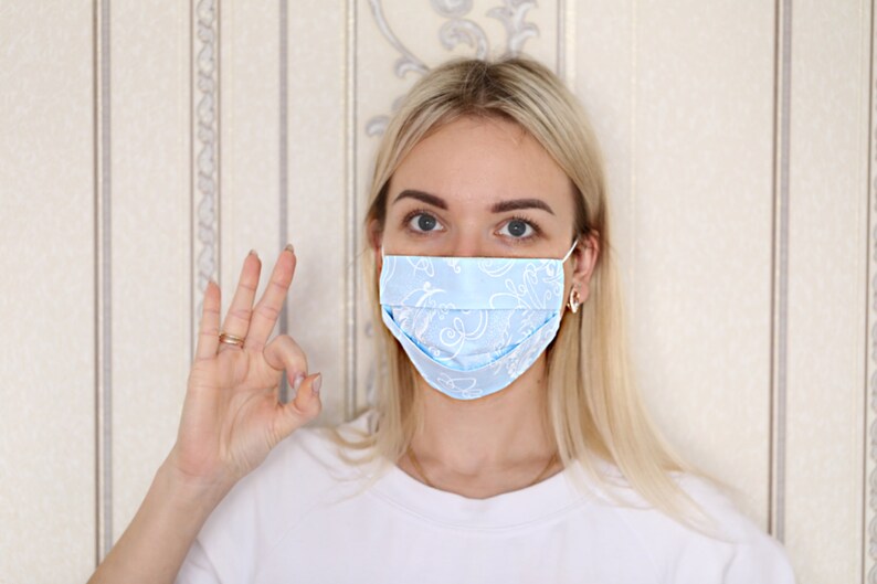 Easy Face Mask Pattern PDF, Adult Face Mask Tutorial, Reusable Face ...