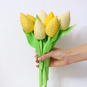 Fabric Tulip PDF Sewing Pattern, Fabric Flowers Video Tutorial, Tilda ...