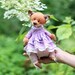 Teddy Fox Plush Stuffed Animal Toy as Christmas Gift, Fox Art Doll as ...