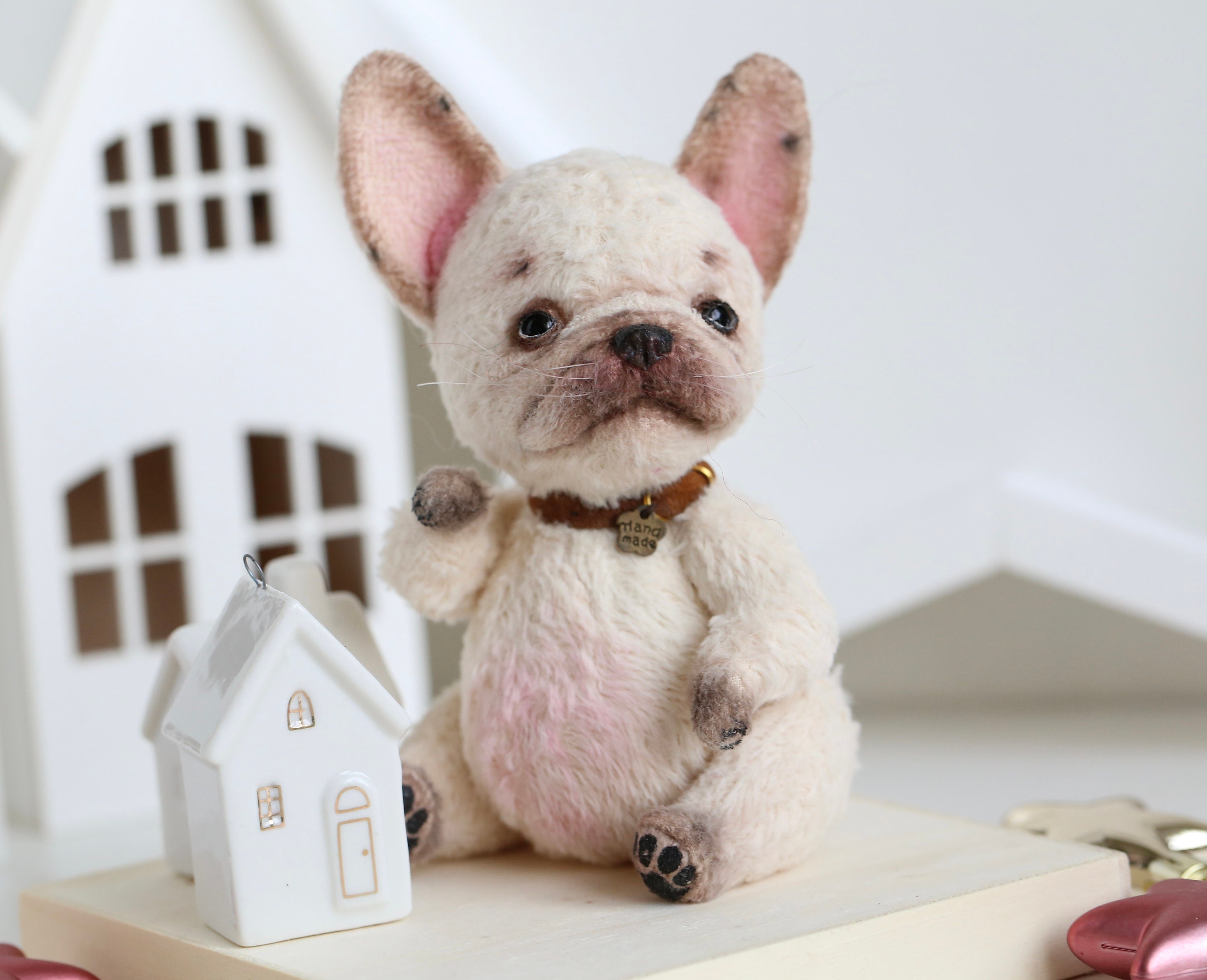 French Bulldog Stuffed Teddy Animal Toy as Christmas Gift - Etsy