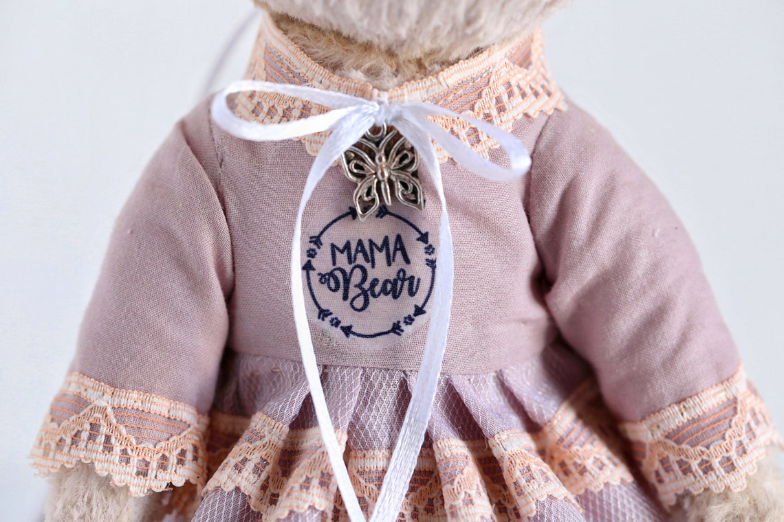 Dress Sewing Pattern for Doll or Teddy Bear Toy, Doll Clothes Dress ...
