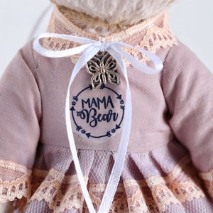 Dress Sewing Pattern for Doll or Teddy Bear Toy, Doll Clothes Dress ...