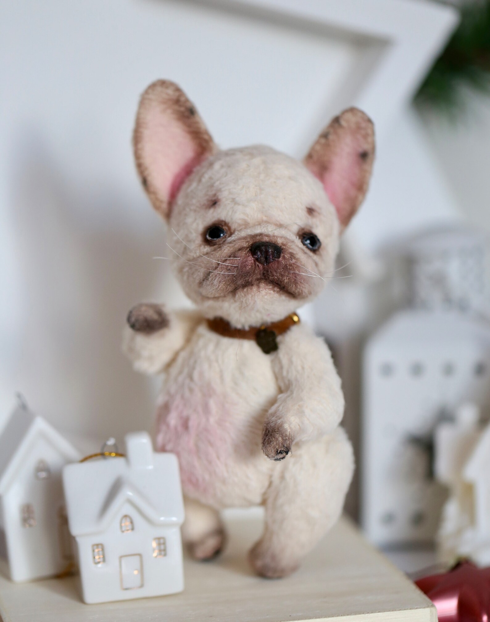 French Bulldog Stuffed Teddy Animal Toy as Christmas Gift - Etsy