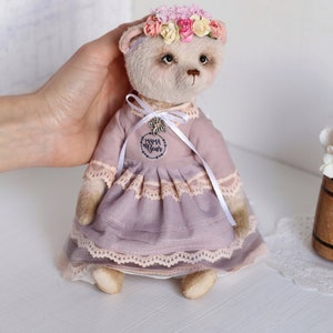 Dress Sewing Pattern for Doll or Teddy Bear Toy, Doll Clothes Dress ...