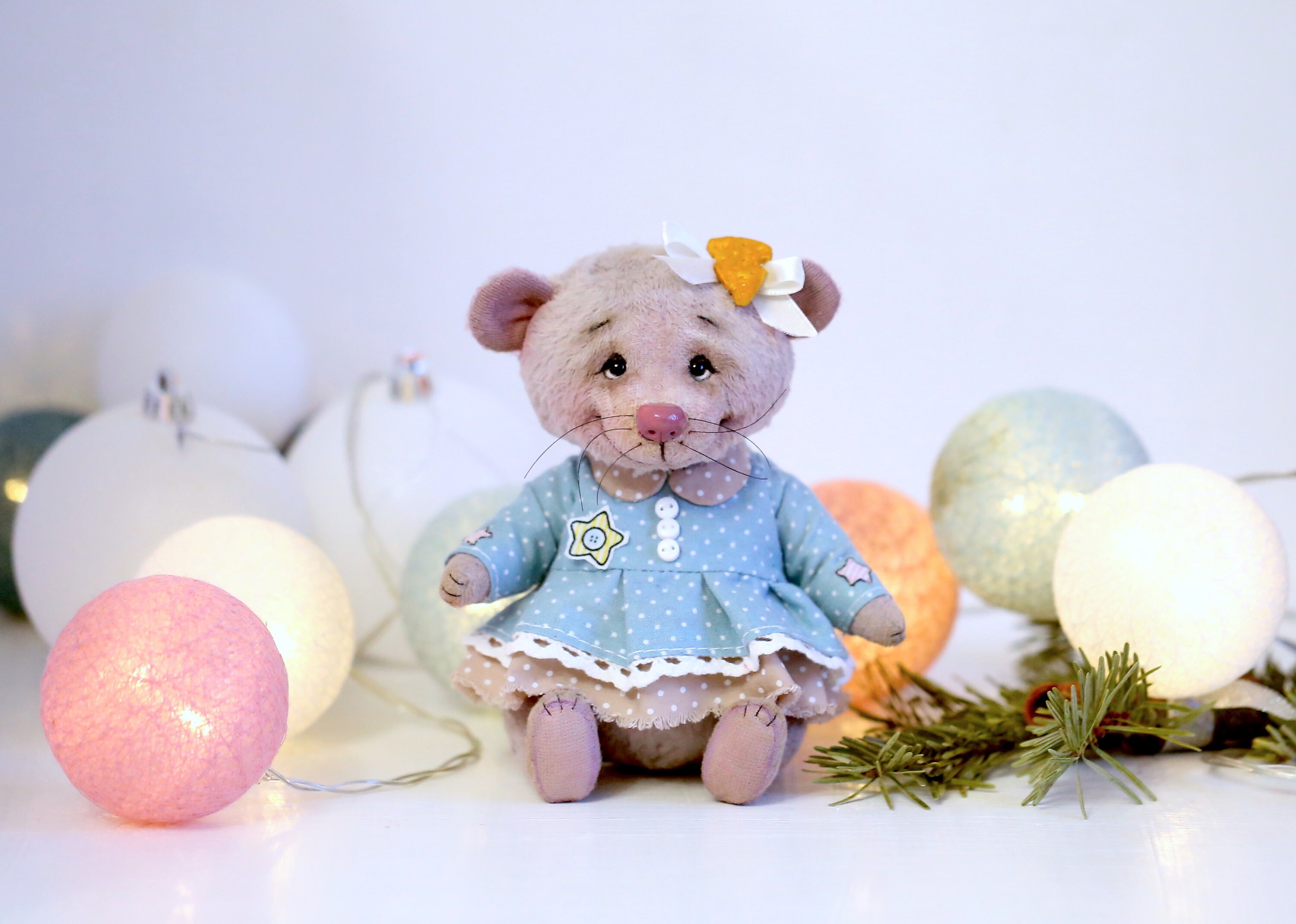 Teddy Mouse Toy Sewing PATTERN Pdfdiy Mouse Figurine Plush - Etsy