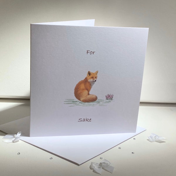 Fox Pun Card - Etsy