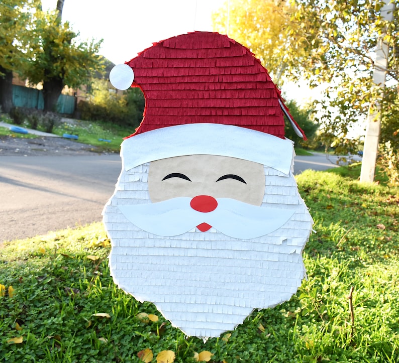 Ready to Ship Santa Claus Pinata Xmas Decor Santa head | Etsy