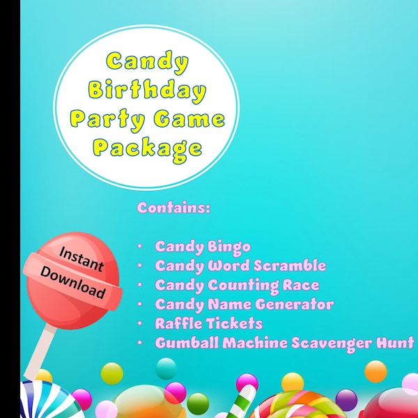 Candy Shop Birthday - Etsy