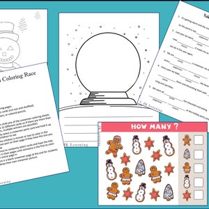 Winter Activity Pack - Etsy