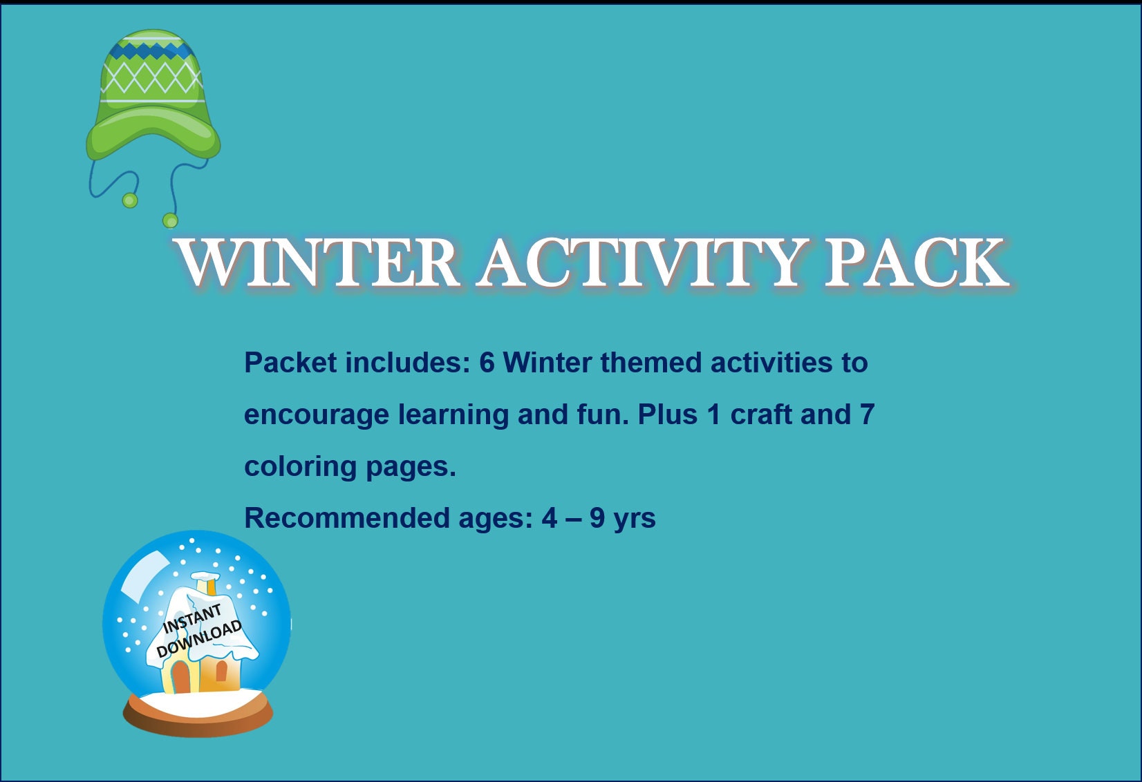 Winter Activity Pack - Etsy