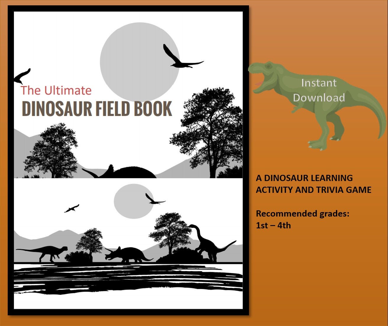 Dinosaur Field Guide: Dinosaur Learning and Trivia Activity - Etsy