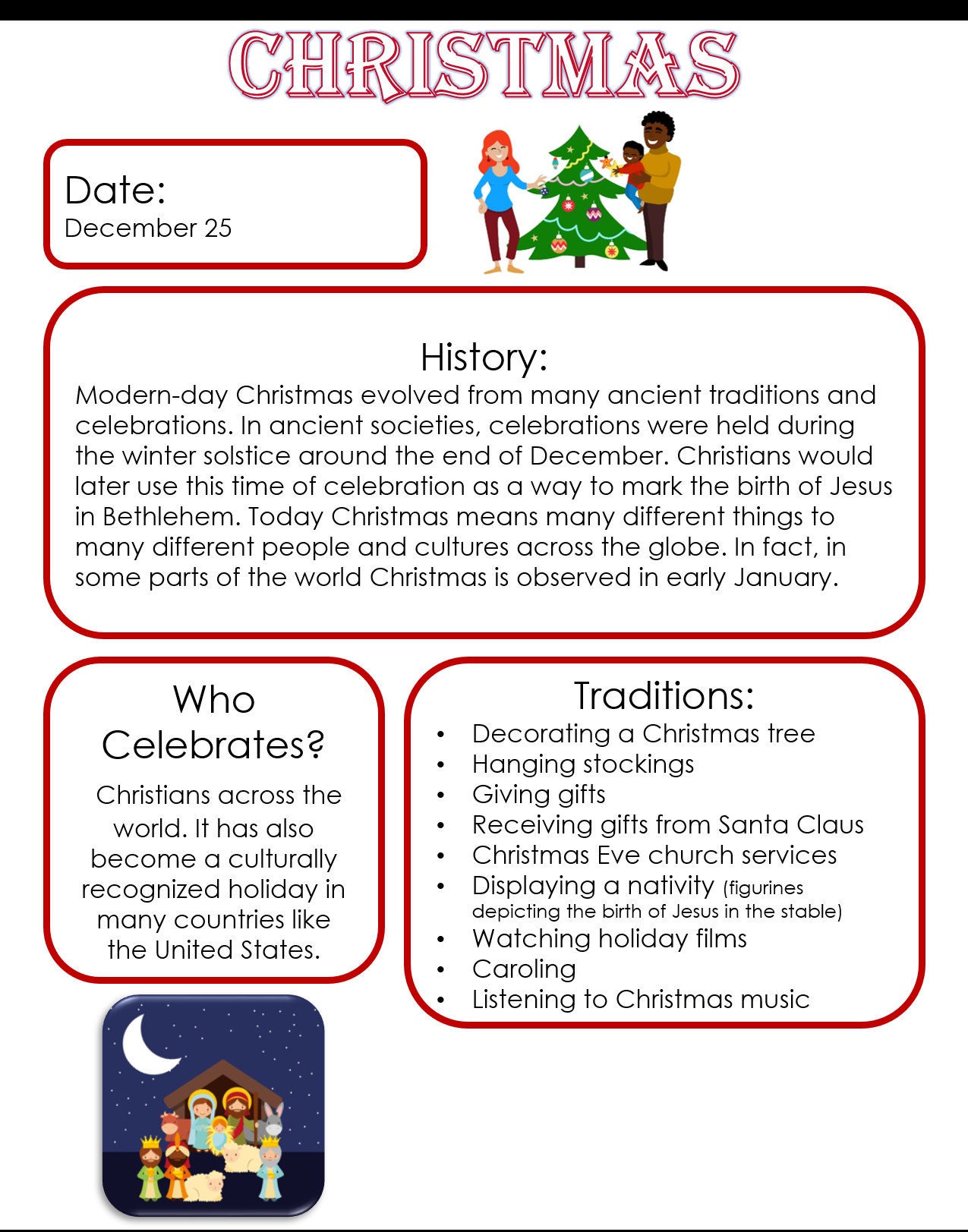 Winter Holiday Coloring Sheets - Etsy