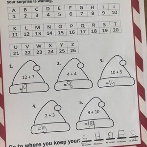 Christmas Scavenger Hunt Advent Event - Etsy