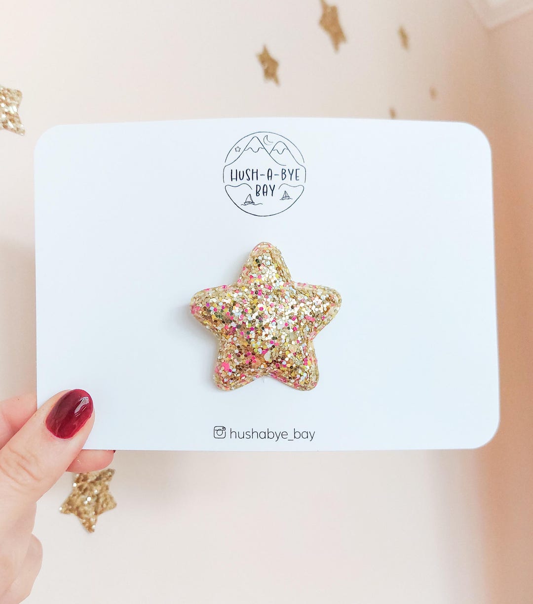 Star Hair Clip, Glitter Star Clip, Christmas Hair Clip, Fringe Clips ...