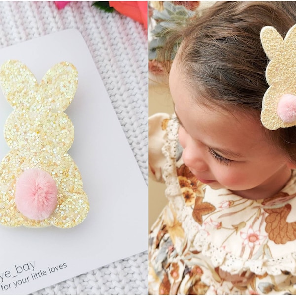 Bunny Hair Clip - Etsy