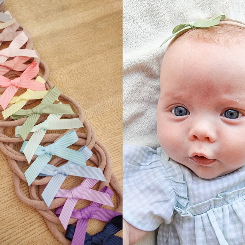 Baby Bow Headband - Etsy