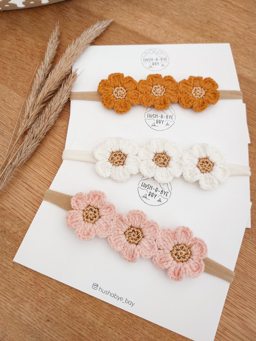 Flower Baby Headband, Newborn Headbands, Flower Crown, Toddler ...