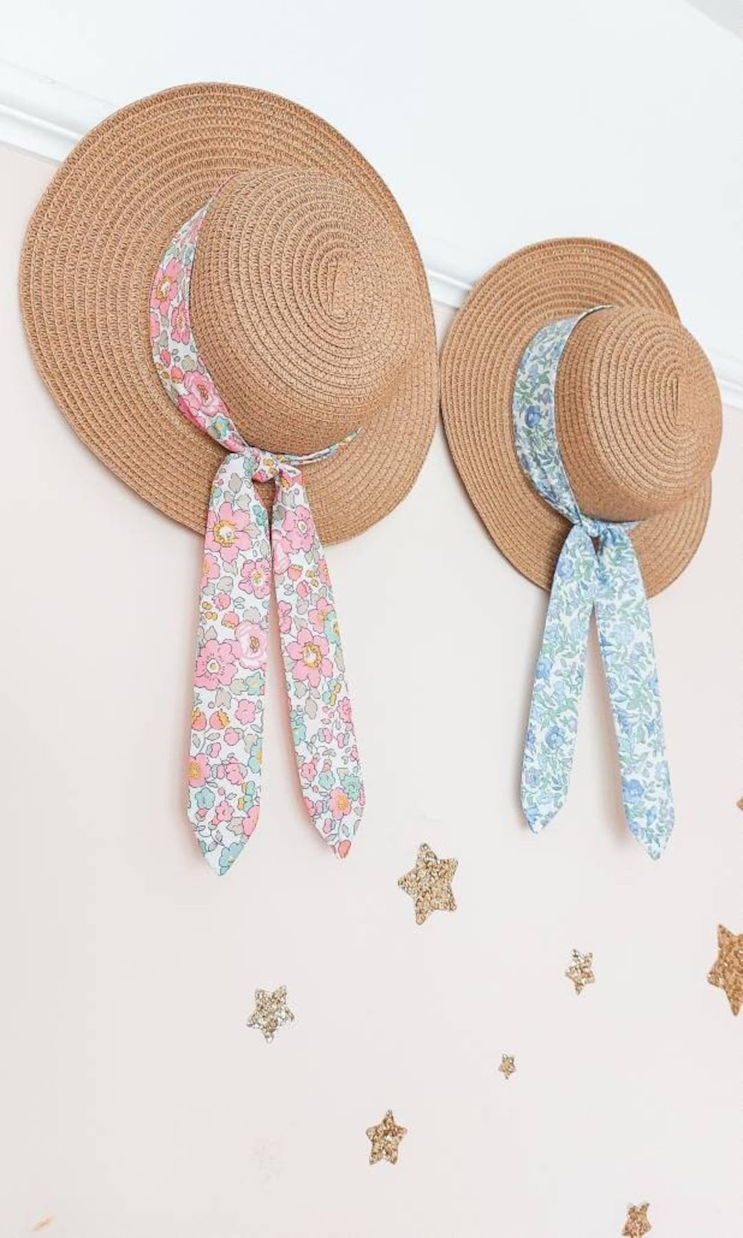 Girls Straw Hat, Sun Hat, Toddler Sun Hat, Boater, Childs Straw Hat ...