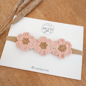 Flower Baby Headband, Newborn Headbands, Flower Crown, Toddler ...