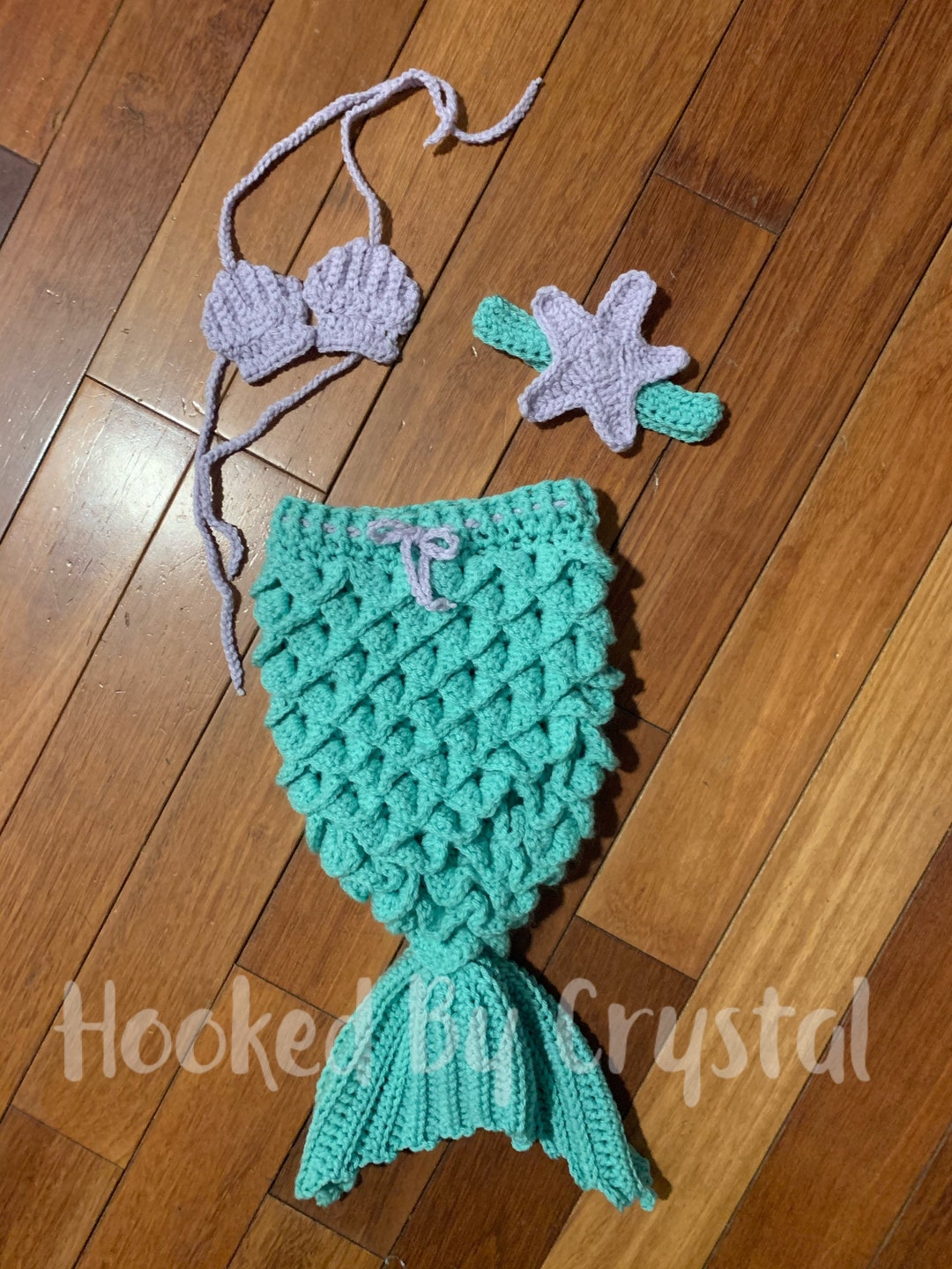 Newborn Mermaid Photo Prop - Newborn Photo Prop - Newborn Girl Photo ...
