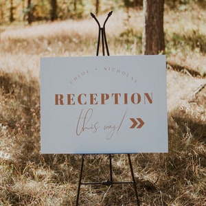 Wedding Directions Sign Template, Boho Direction Sign, Bohemian Wedding ...
